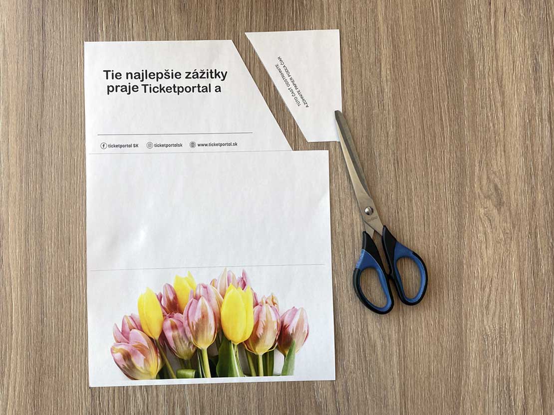 Poskladajte si obálku HOMEticket | TICKETPORTAL vstupenky na dosah - divadlo, hudba, koncert ...